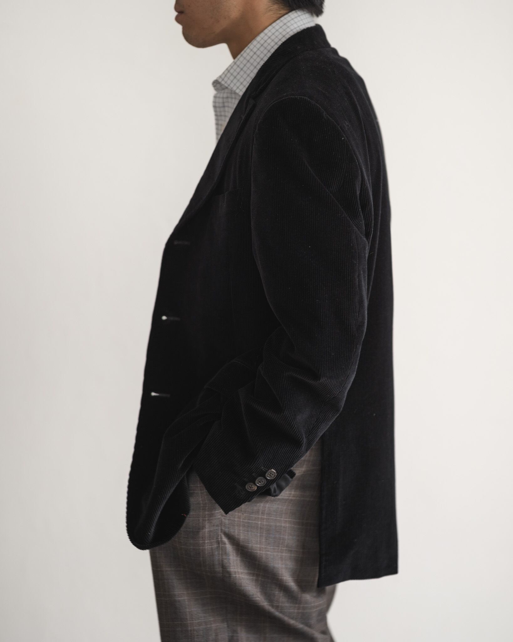 [00's] "ARNYS PARIS" Cotton Cashmere Corduroy 3 button Tailored Jacket ...