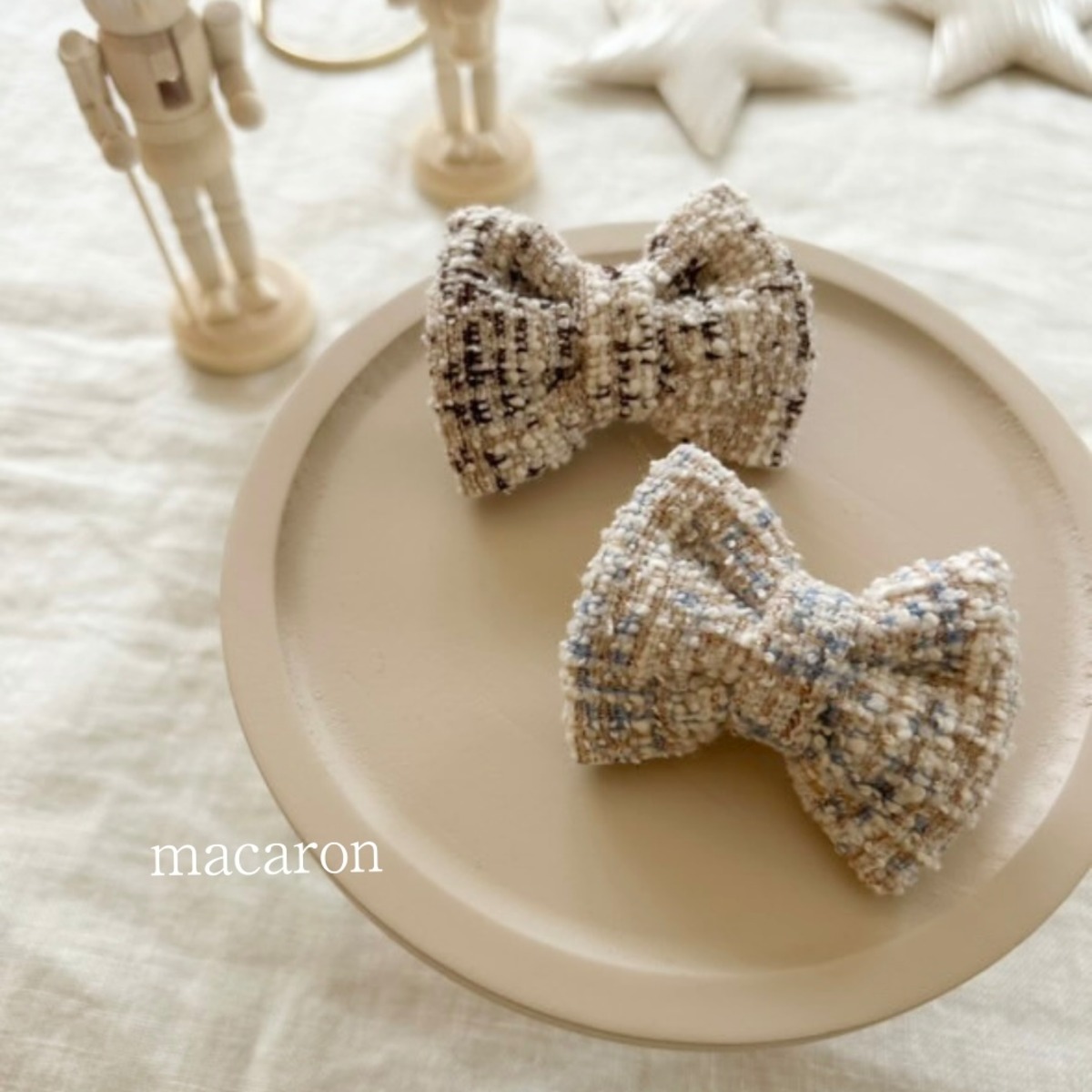 tweed ribbon | macaron