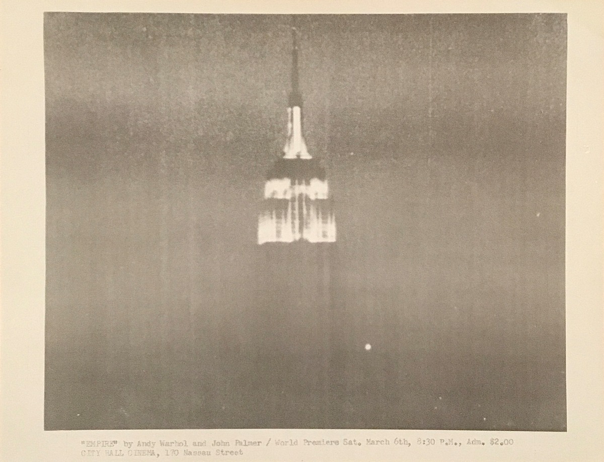 Premiere of Andy Warhol’s SLEEP 1964 | Flying Books