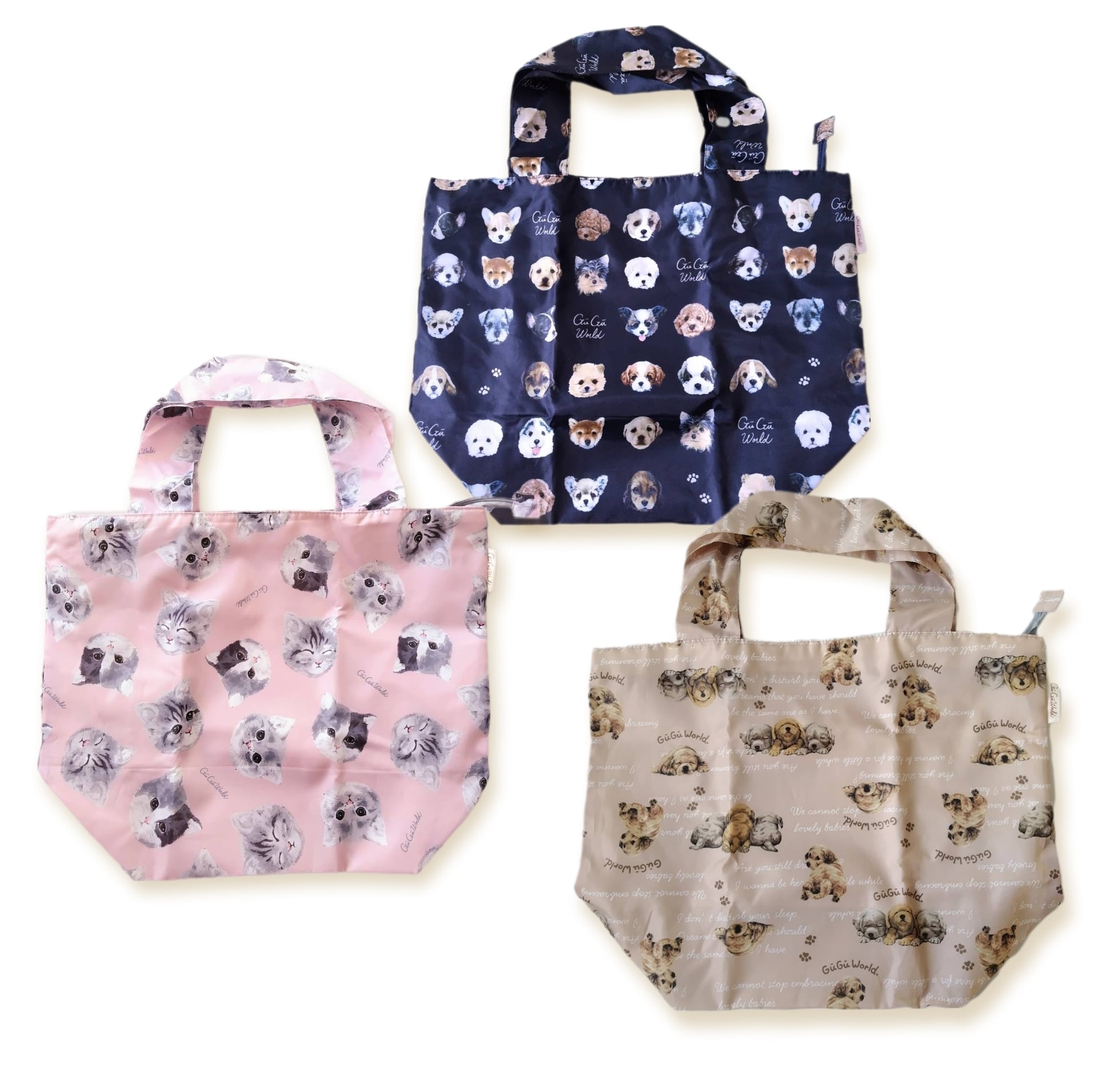 ファスナー付きエコバッグ【GUGU WORLD】 | Good-Goods by UMEYA