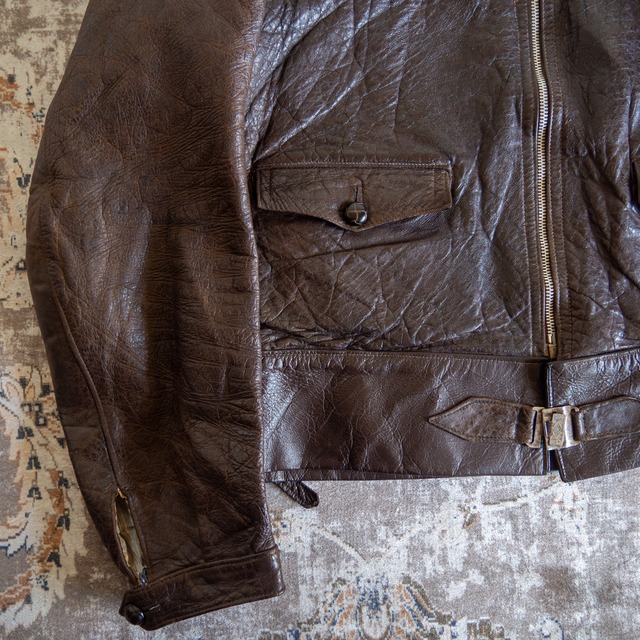 1940s French/Germany "Hartmann" Model Motorcycle Jacket | 'bout