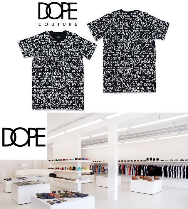 【送料無料】DOPE ドープ DOPE BY DOPE TEE DE14119BK BLACK | Roughneck ラフネック 人気インポート ファッション ブランド取り扱い