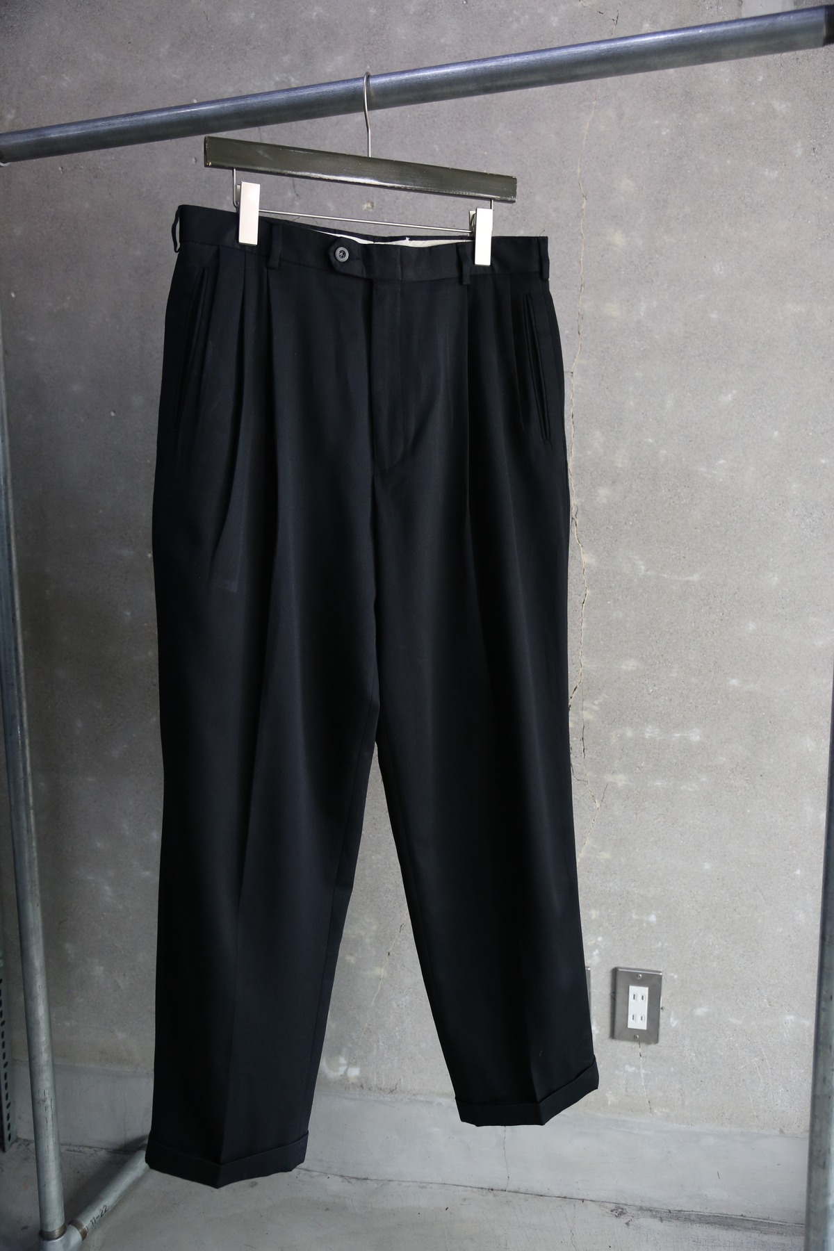 90s【Slates】3Tuck Slacks | the Holic vintage clothing