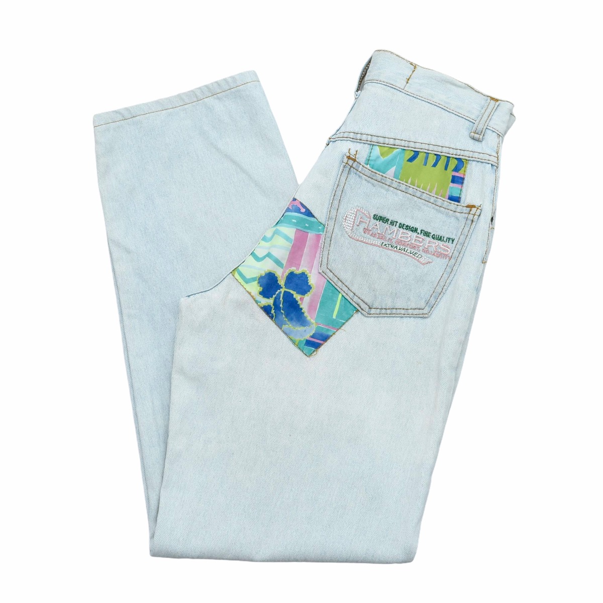 90s CHAMBERS patchwork design denim pants | 古着屋 grin days memory 【公式】古着 ...