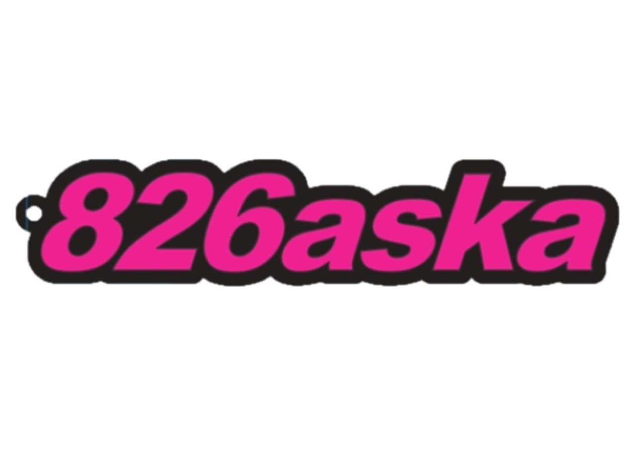 ロゴキーホルダー(ピンク) | 826aska Official Web Shop