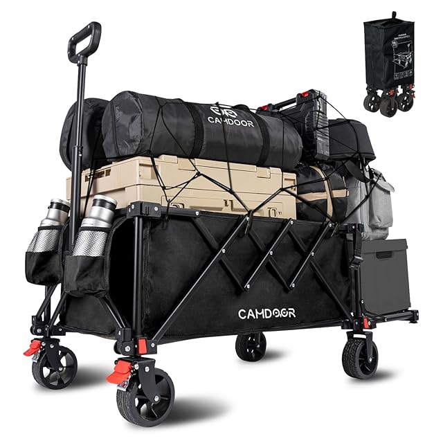 楽天市場】TMZ キャリーワゴン 折りたたみ式 アウトドアワゴン