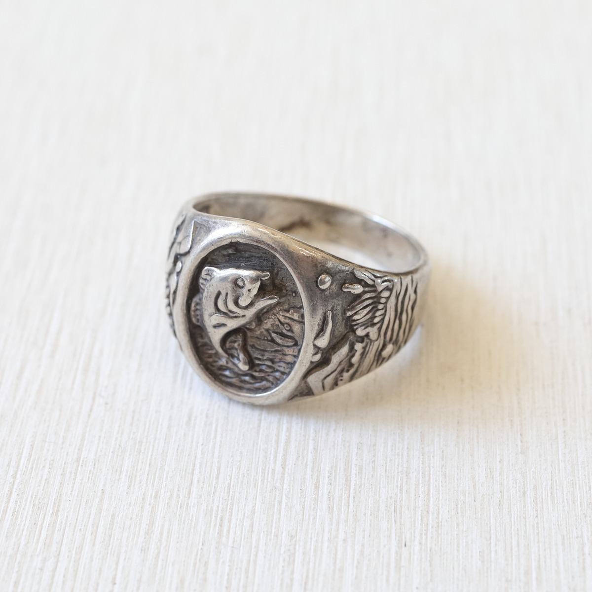 Vintage fish signet ring | ARV