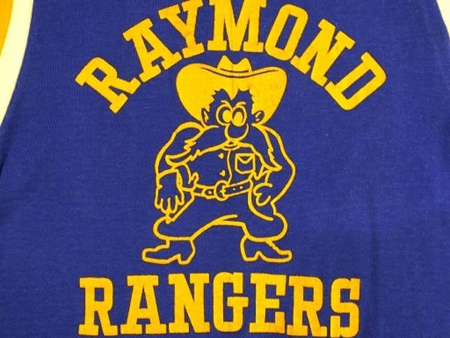 60's RAYMOND RANGERS アスレチック ヴィンテージTシャツ | CYCLONE