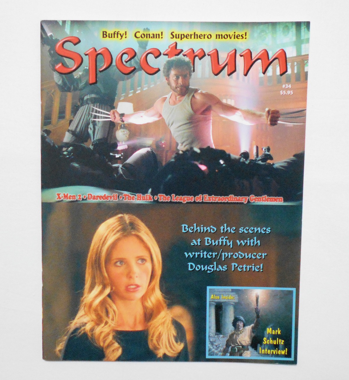 【SPECTRUM: BUFFY! CONAN! SUPERHERO MOVIES!】 VOL.1 #34 OCT. 2003 COVER ...