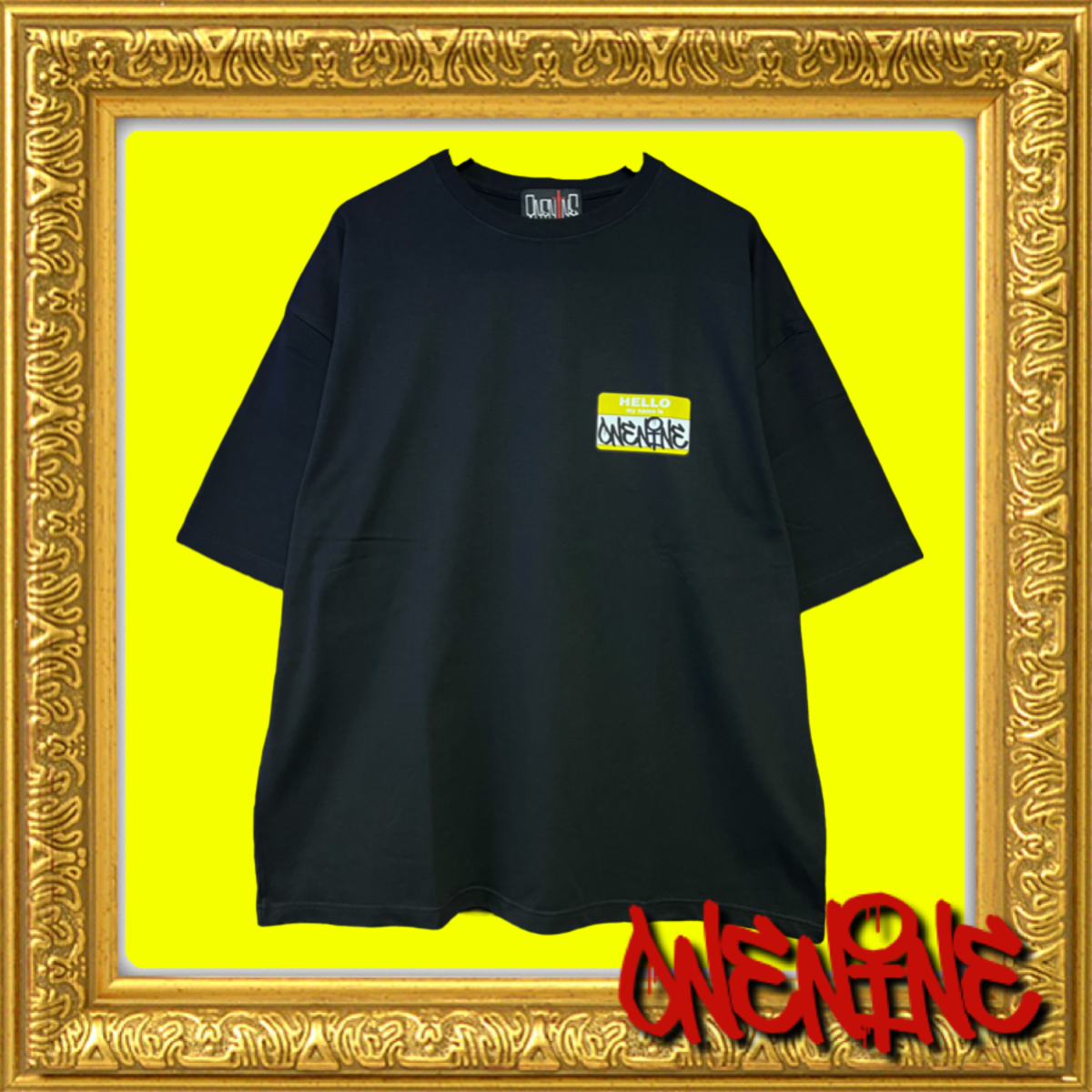 Hello my name is T(Black YELLOW) | onenine-officialsite