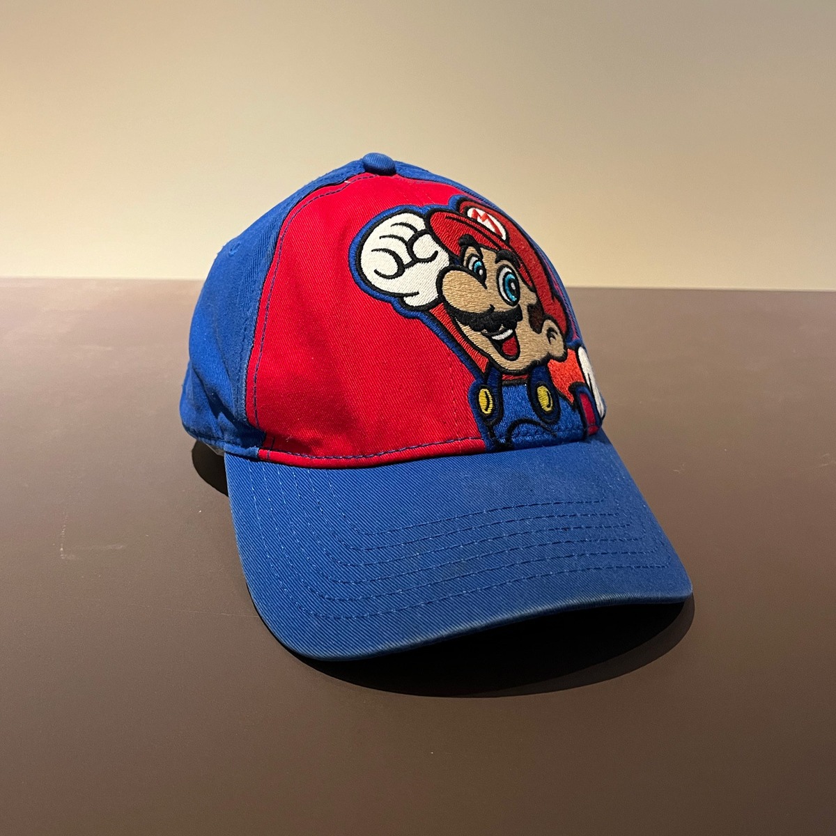 【Kids】"Super Mario brothers" Mario Blue and Red Cap for Kids | BoB ...