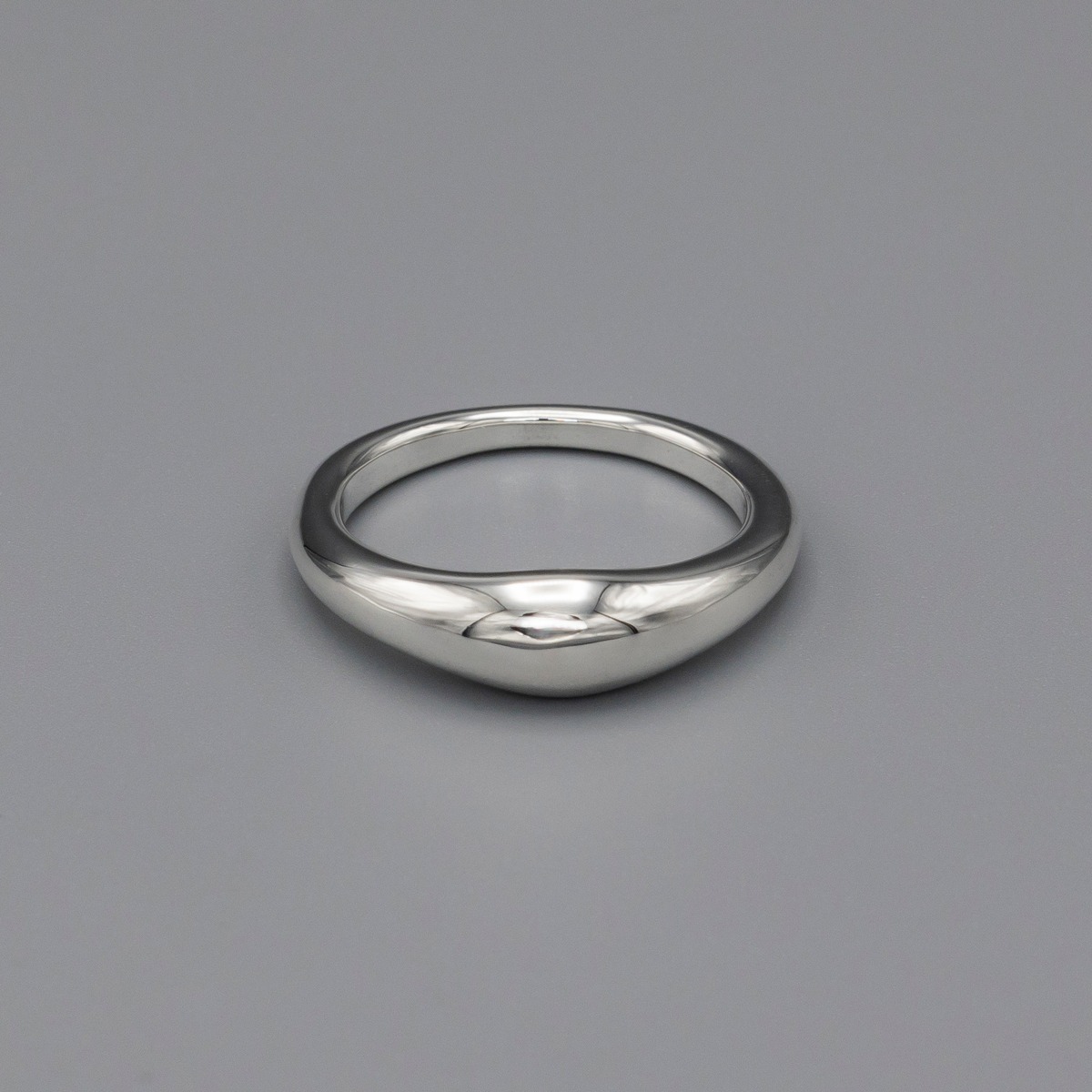 Round shape ring small Silver | FLYNK