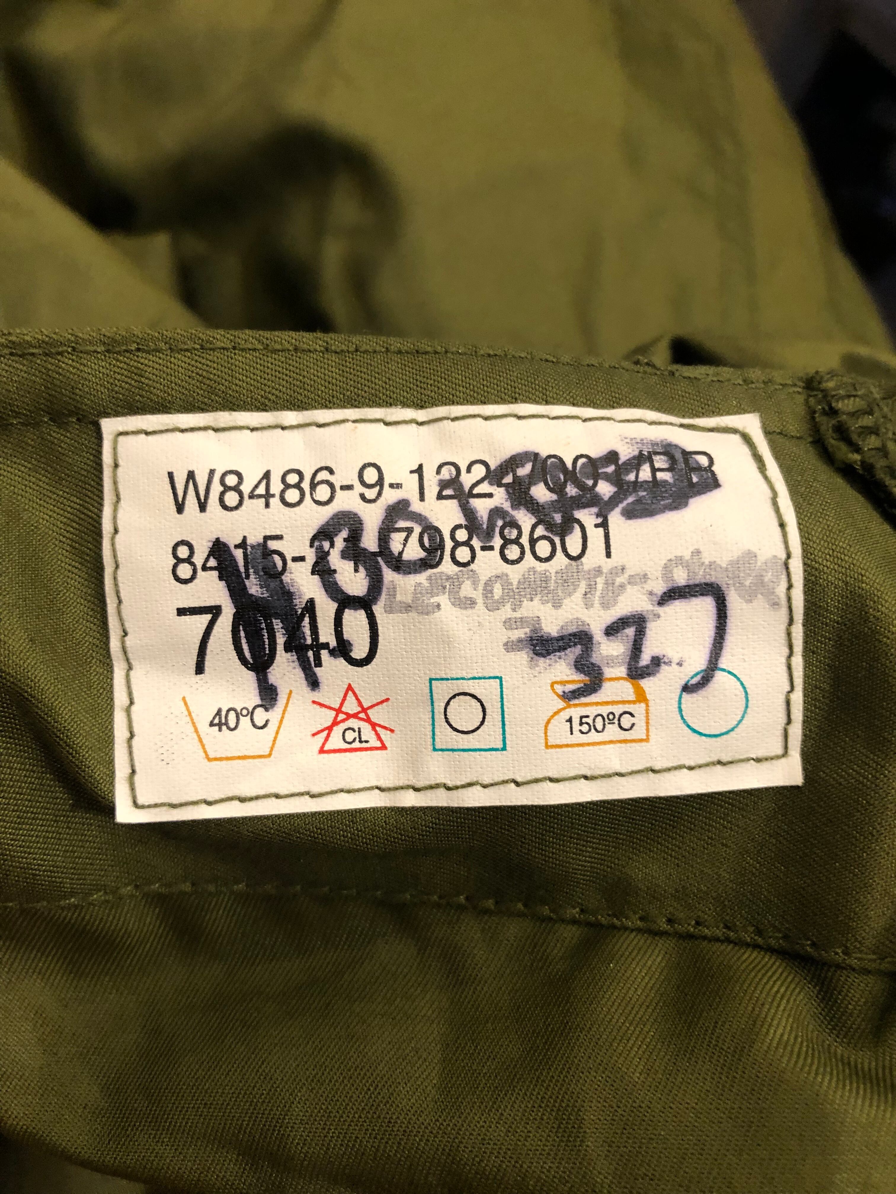 【FIFTY-FIFTY】Canadian army ECW WINDPROOF over pants -7085- | cv