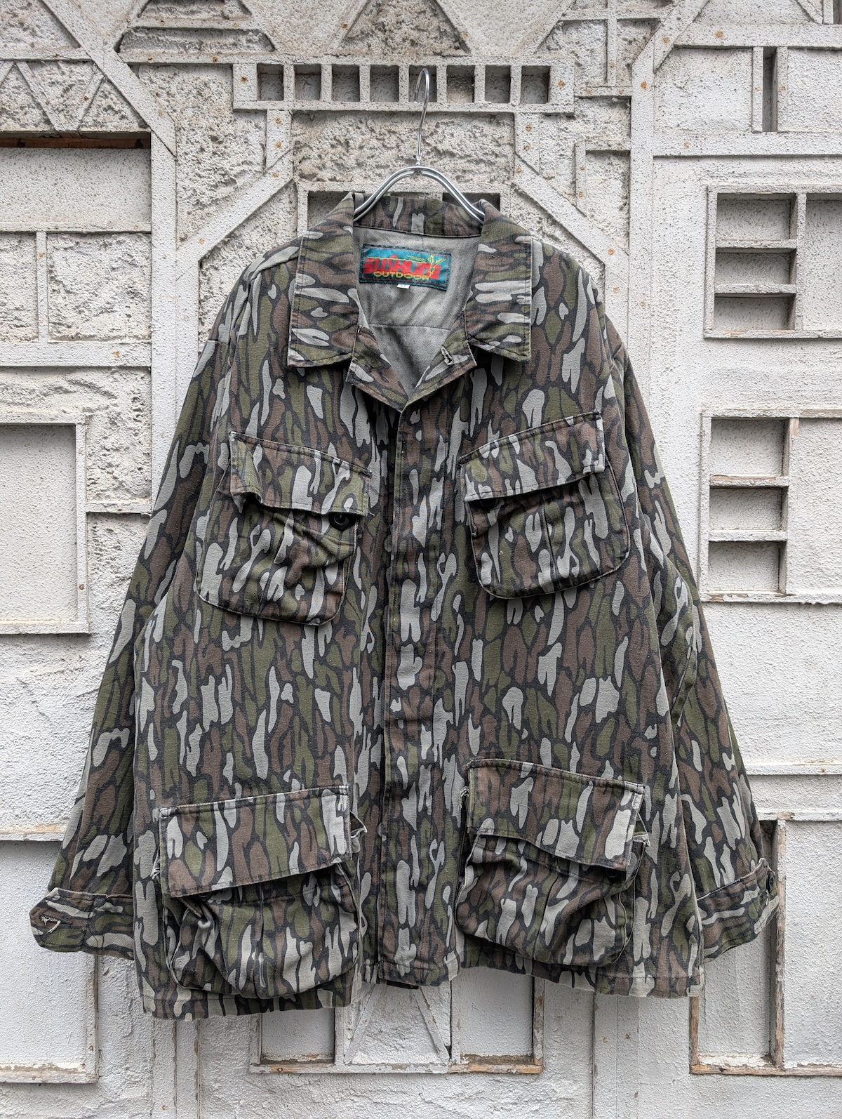 "BDU" trebark camouflage jacket | 深緑オンライン
