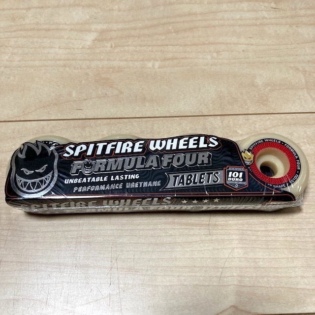 【再入荷】Spitfire Formula Four Tablet 101a Wheels Red & Natural (スピットファイア ...