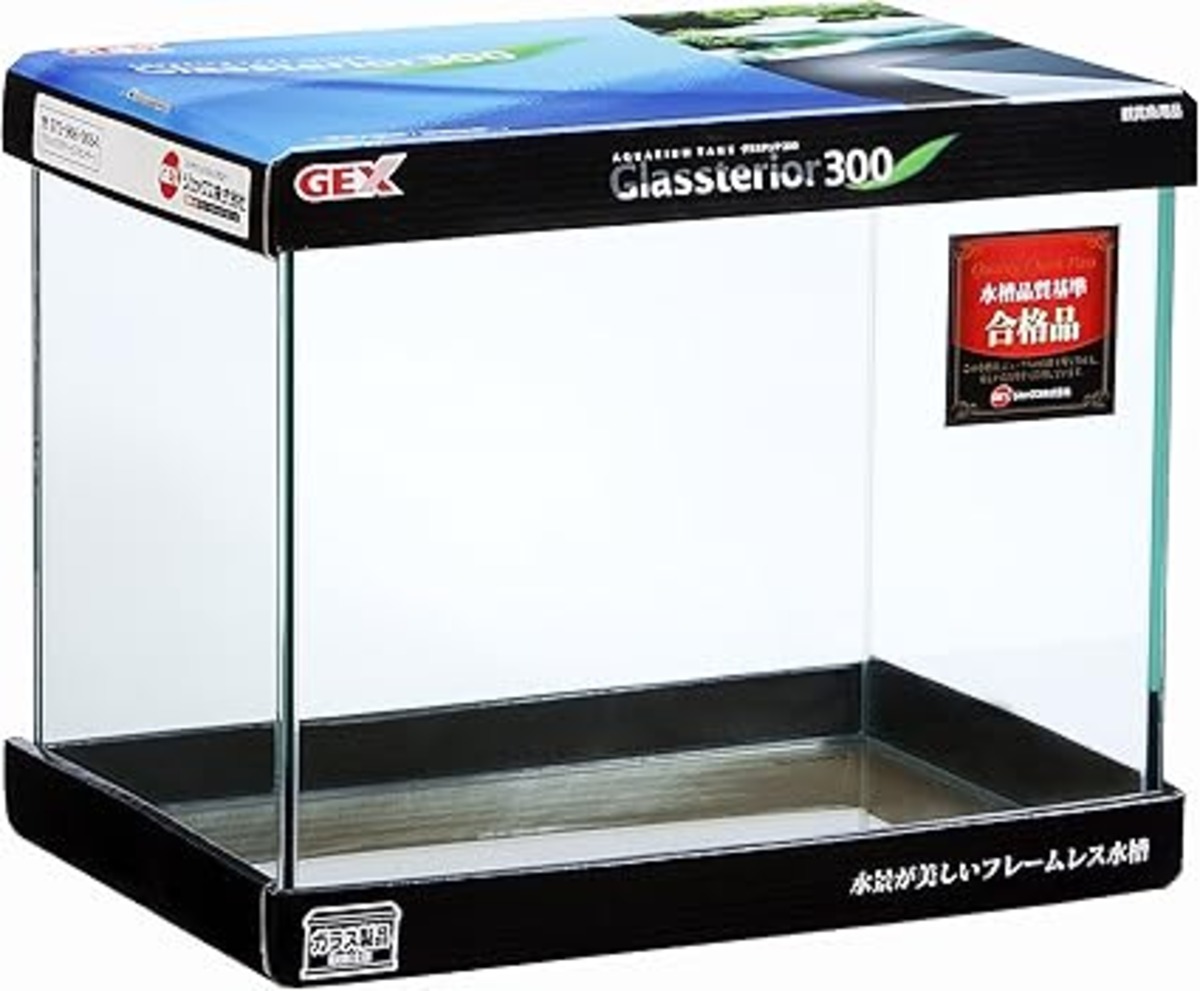 GEX AQUARIUM グラステリア300 水槽3年保証フレームレス水槽W30×D20×H25cm 約13L a | グッドスマイリー BASE店