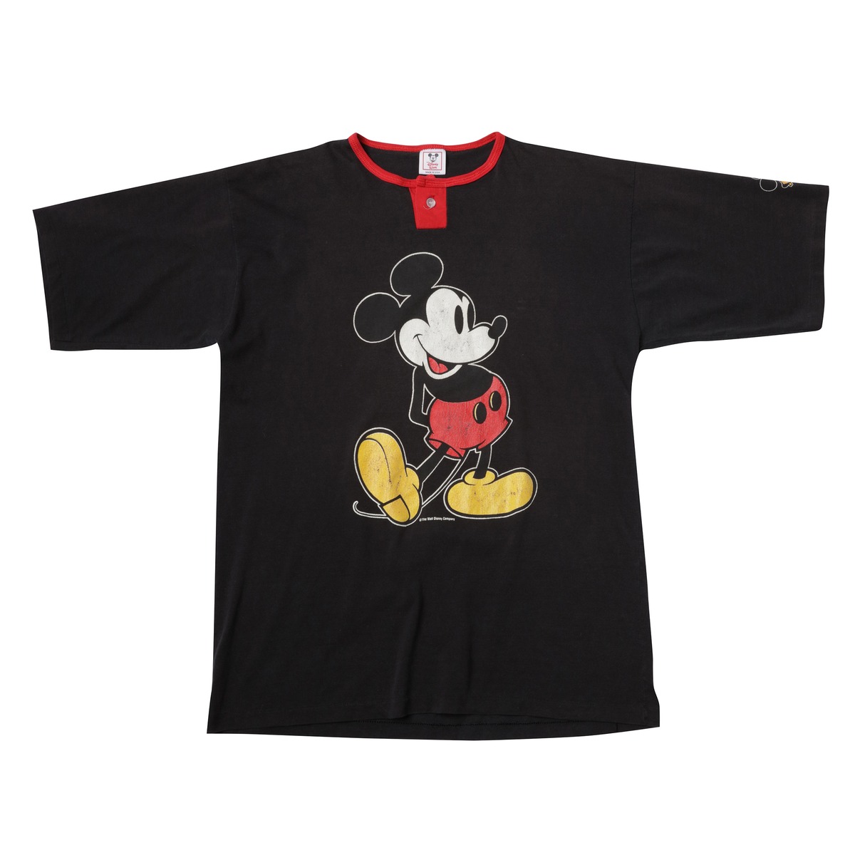 STANDING MICKEY / HENRY NECK | ディズニー古着Tシャツ専門店"Sans-Culotte（サンキュロット）"