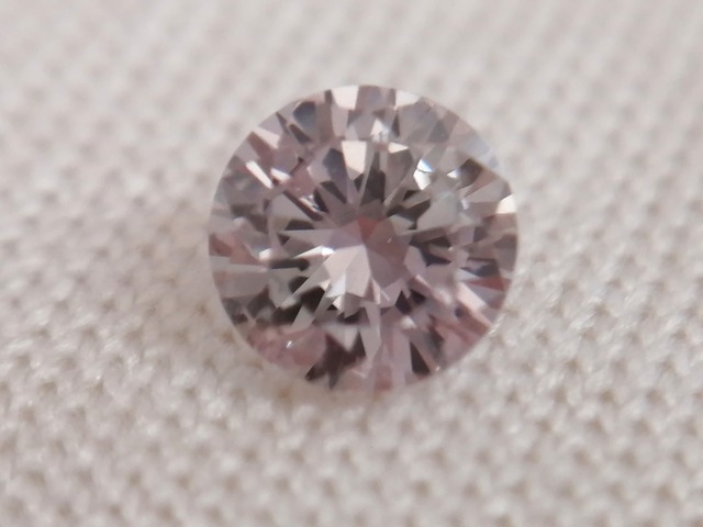 ピンクダイヤモンドルース 0.120ct fancy light purplish pink SI2(CGL) | fancy color plus