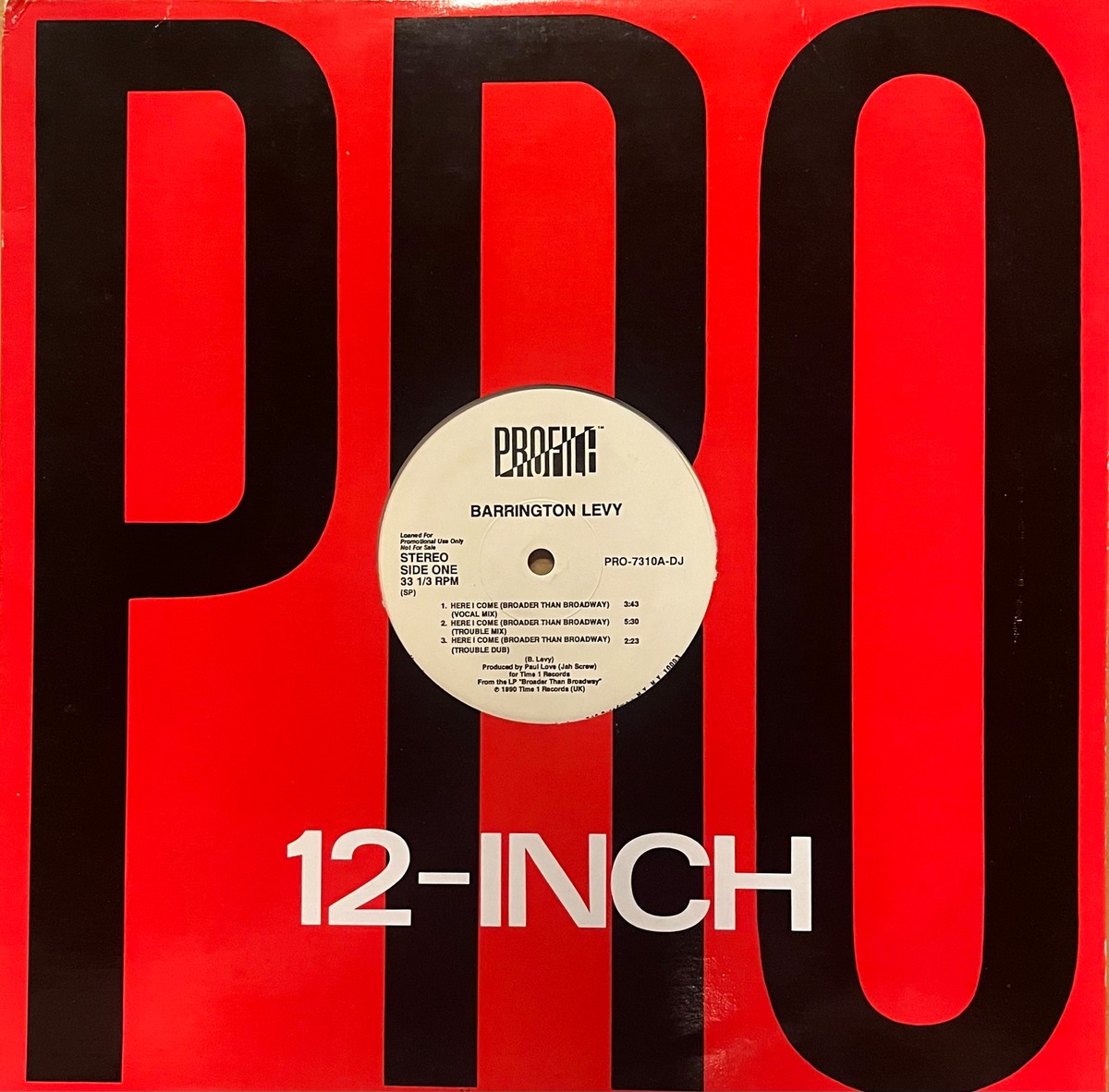 Barrington Levy – Here I Come (Broader Than Broadway) (12") | oleo Records
