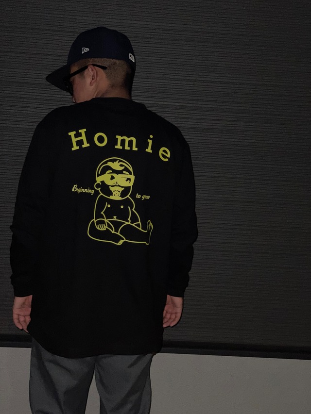 HOMIE L/S SHIRTS BLACK | Homie05