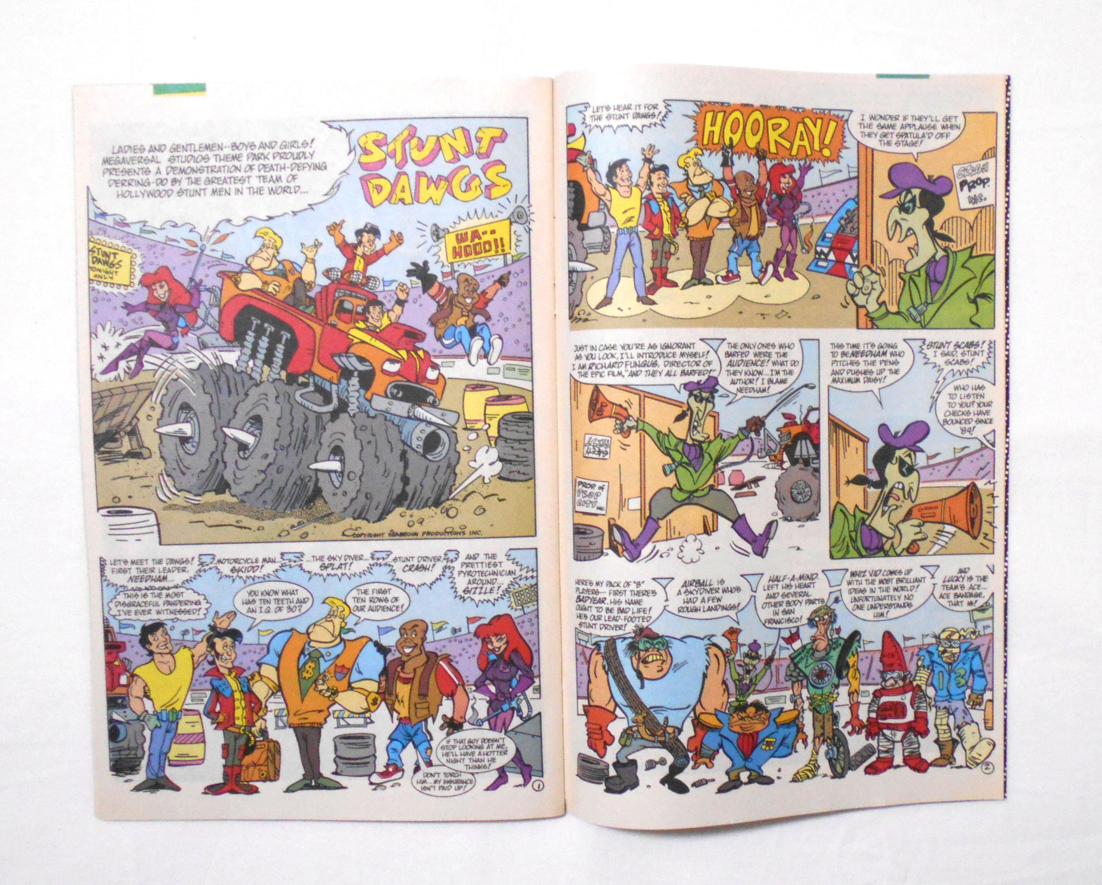 【STUNT DAWGS】 NO.1 HARVEY COMICS SEABROOK PRODUCTIONS ＜1993年＞ アメコミ ...