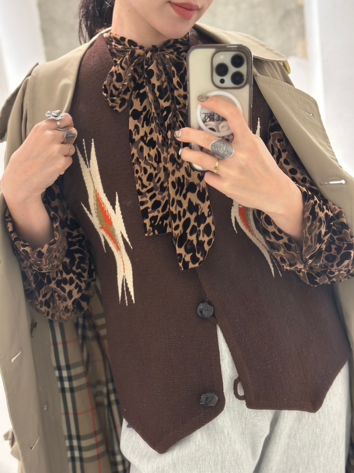 ortega's chimayo vest rare color!! | atsurae vintage
