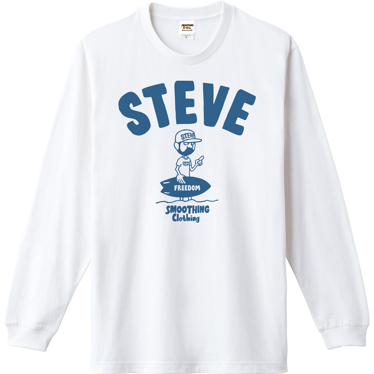 "STEVE" Standard Heavy Weight L/S Tee #210030wht3 | Smoothing Clothing ...