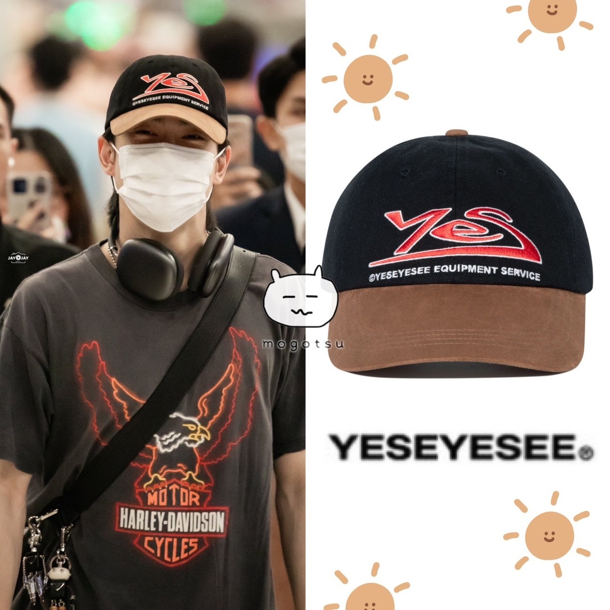 ★NCT 127 ジェヒョン 着用！！【YESEYESEE】Plaza Cap | もごつ