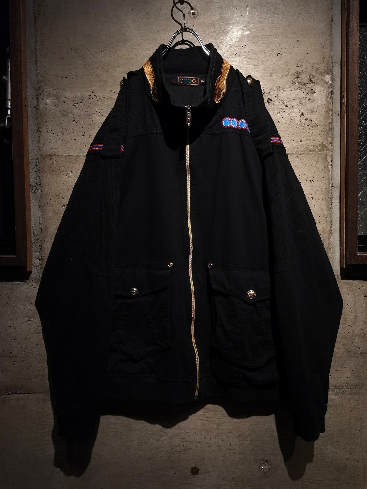 【Caka】"COOGI" Patch Design Vintage Oversized Jacket | Caka(カカ）下北沢古着屋 ...