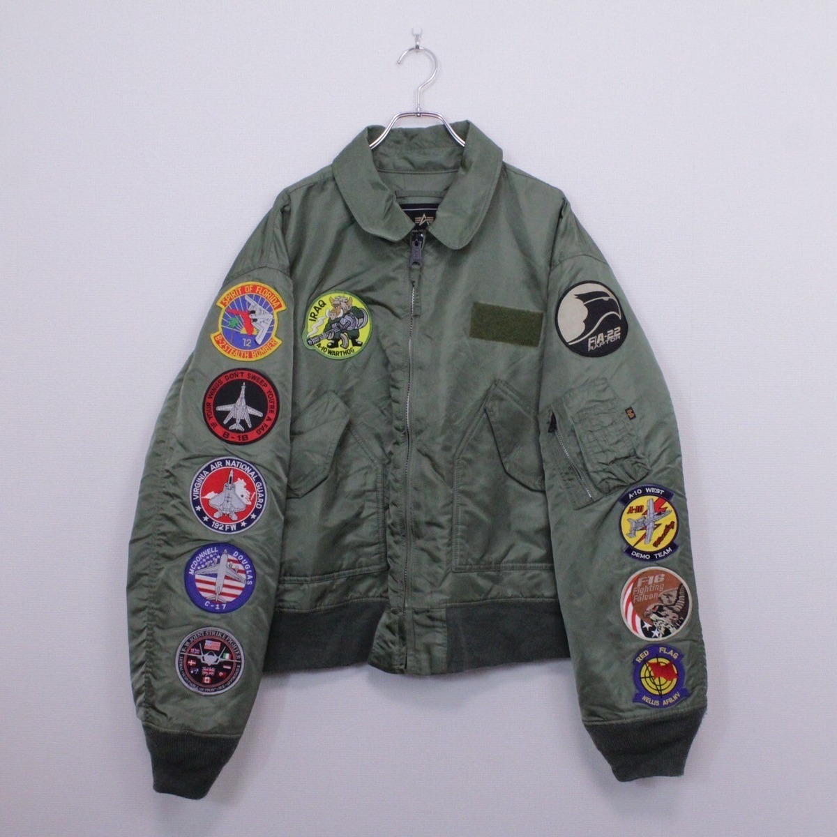 【Caka act2】"ALPHA" "U.S. AIR FORCE" "CWU-45/P" Patch Custom Vintage ...