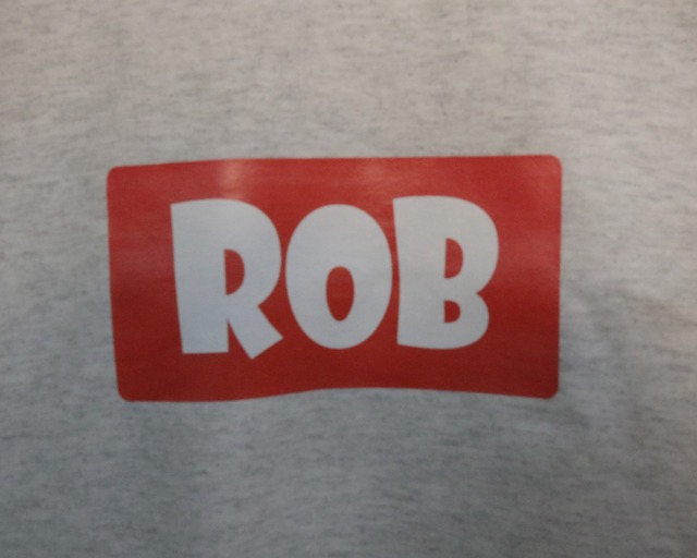 ROB BOXロゴ Tシャツ グレー【チャンピオンボディ】 | roblure