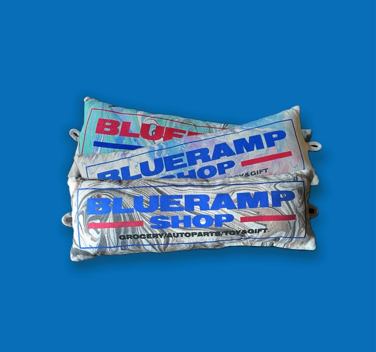 BLUE RAMP pillow | Dope nors