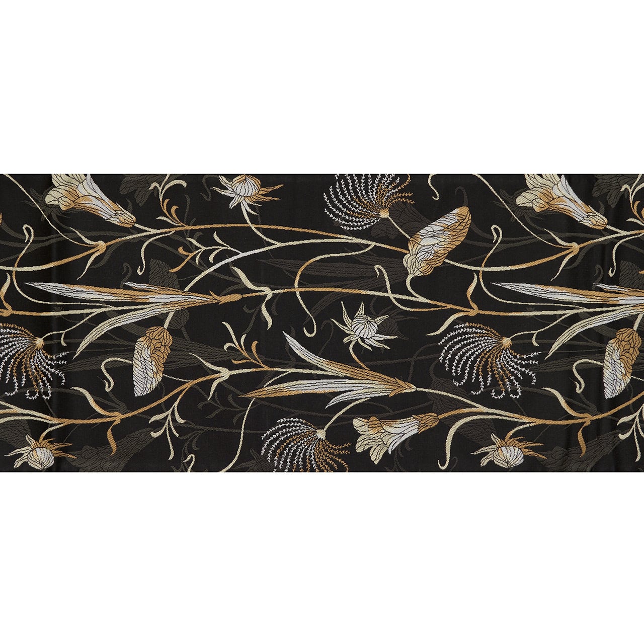 西陣大光 アールヌーボーの花の模様 袋帯【お仕立て上がり品】 | かわの屋