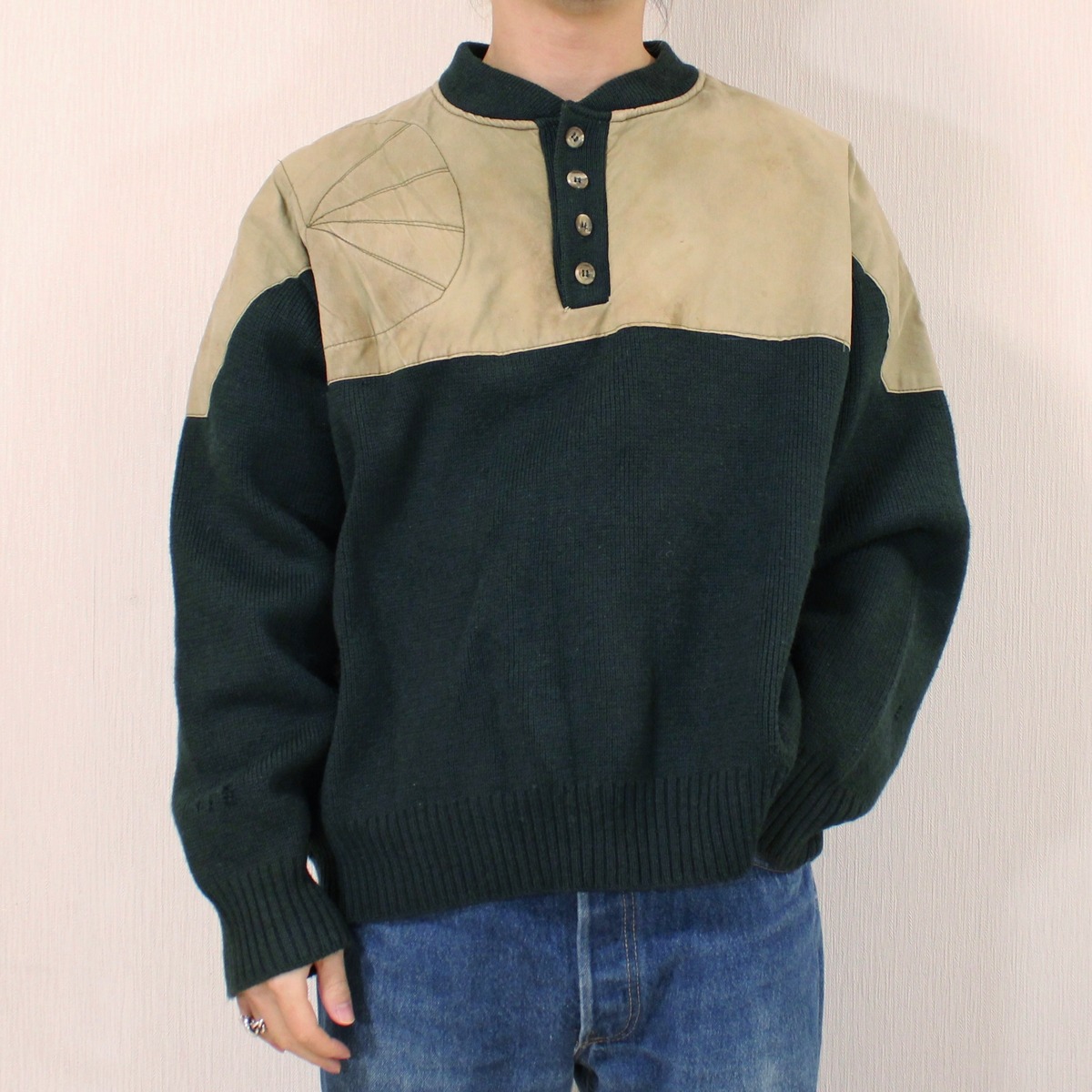 1980's FILSON / Oiled Patch Command Knit Sweater | TEKITOU CLOTHING
