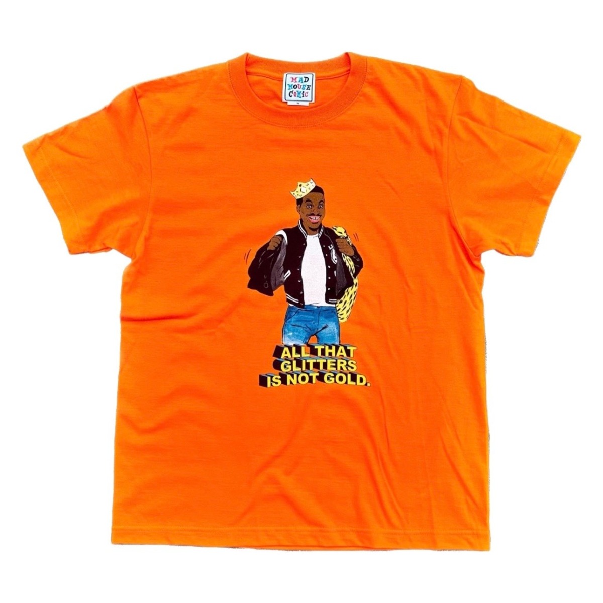 Tシャツ マーフィー -orange- | MAD MOUSE COMIC