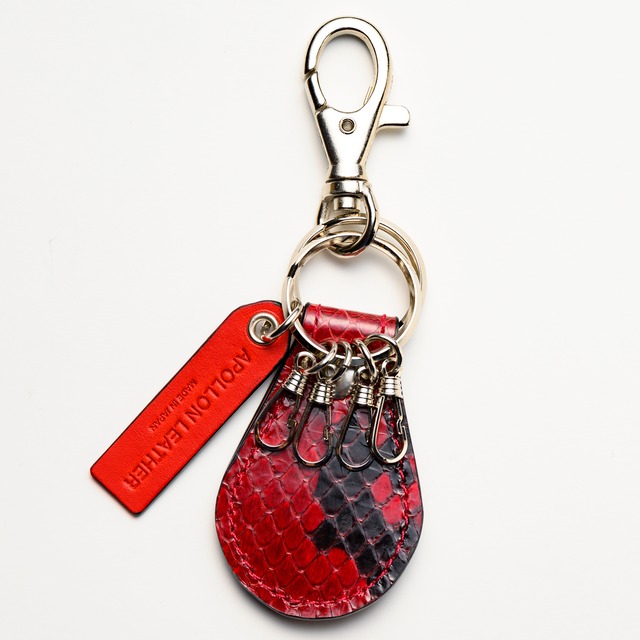 key ring "python" | APOLLON LEATHER