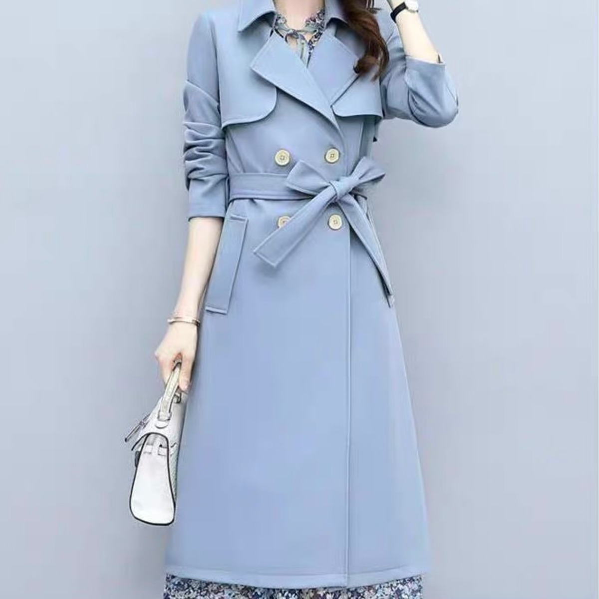 シンプルトレンチコート A00310 | SproutStyle