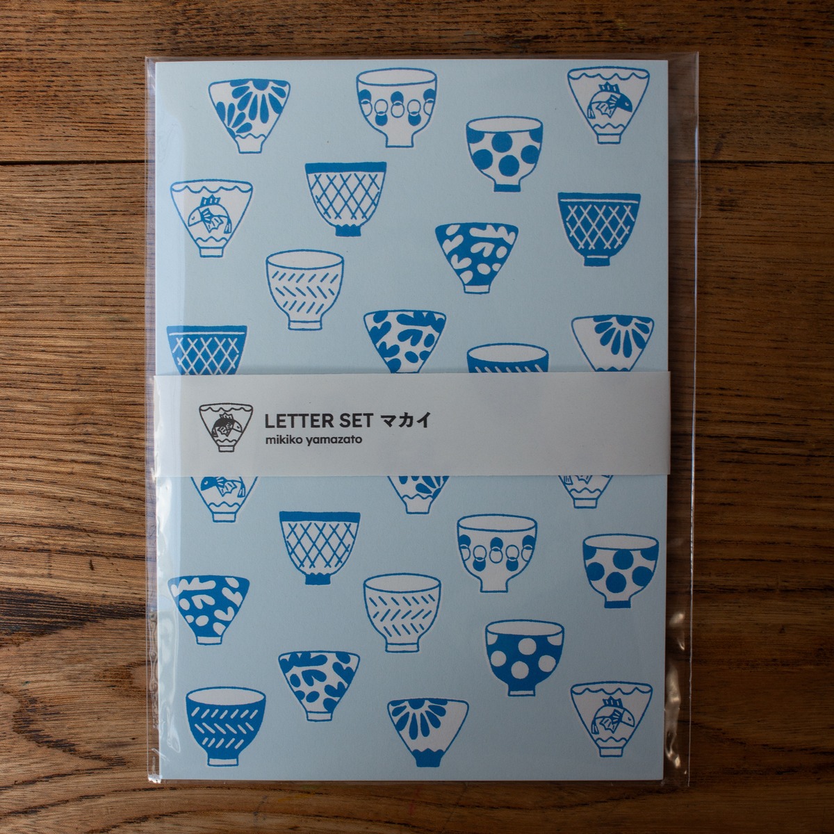 レターセット やちむん マカイ | LETTER STAND lolo