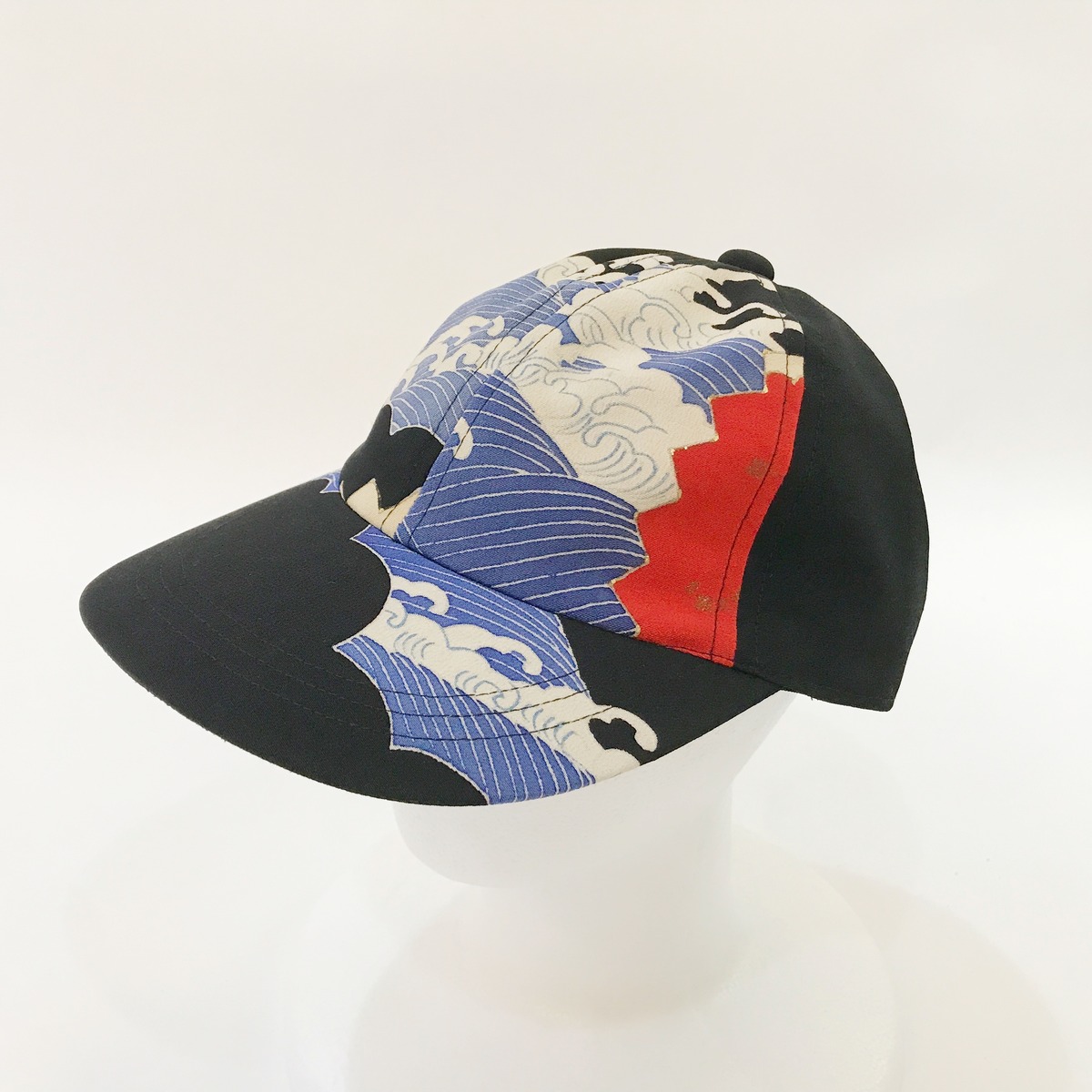 【SOLDOUT】Kimono cap created by upcycling Japanese Vintage Silk Kimono ...