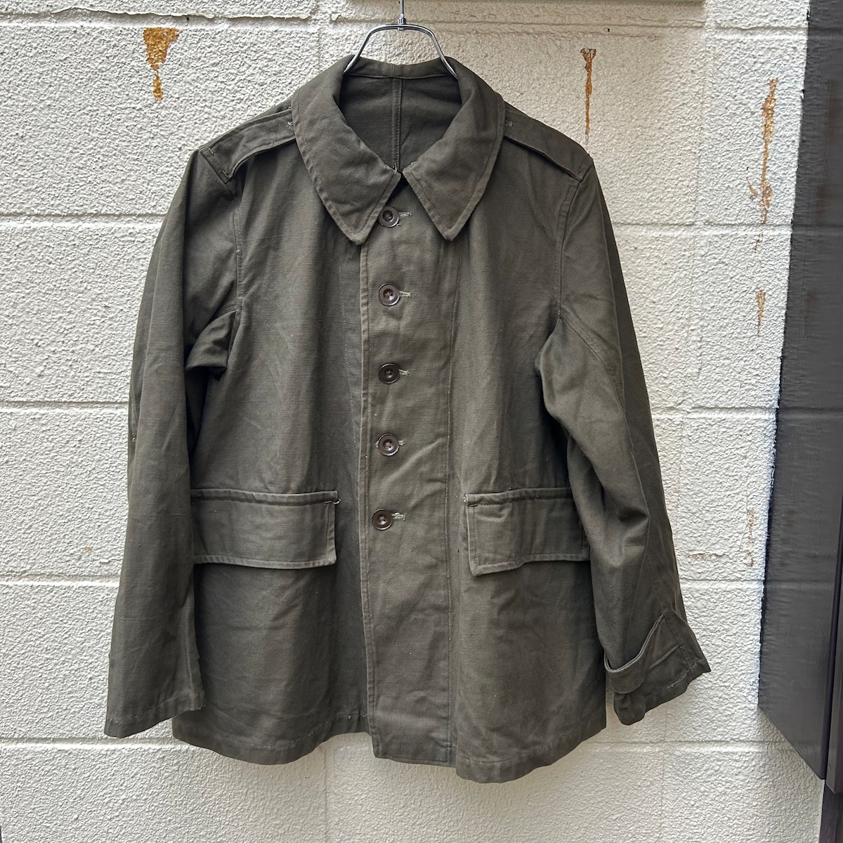 1940's French Military Vintage M38 Bourgeron Jacket【DEADSTOCK】 | AMICI ...