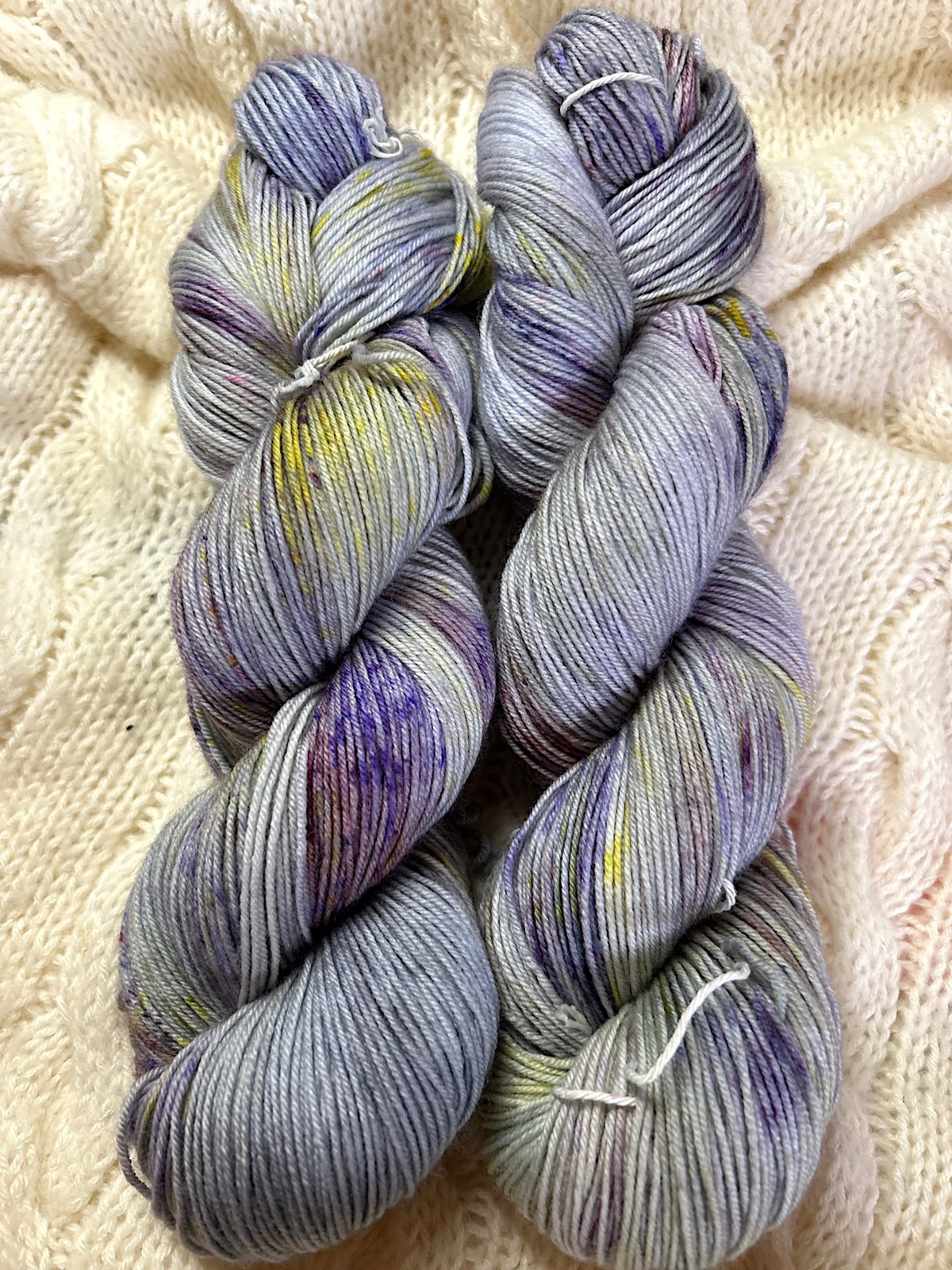手染めメリノソックヤーン 菫 | Miyuka Handmade