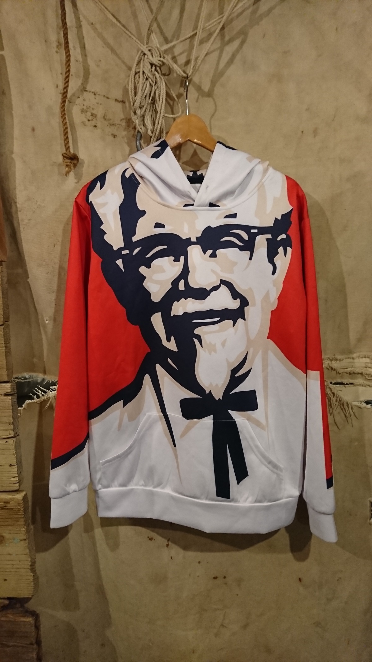 Kernel Sanders PRINT PARKA | BOW & ARROW WEB STORE