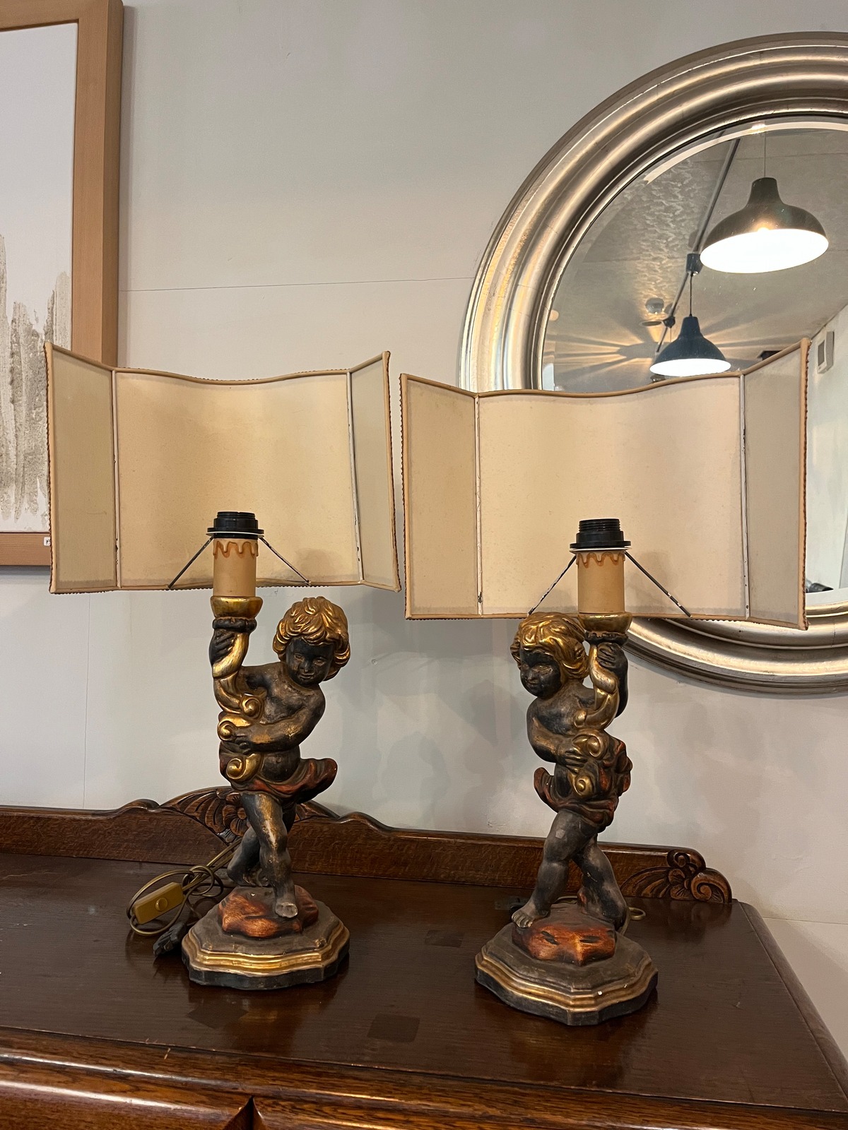 ヴィンテージ スタンドランプ エンジェル セット品 | BLUEWORKS-VINTAGE-