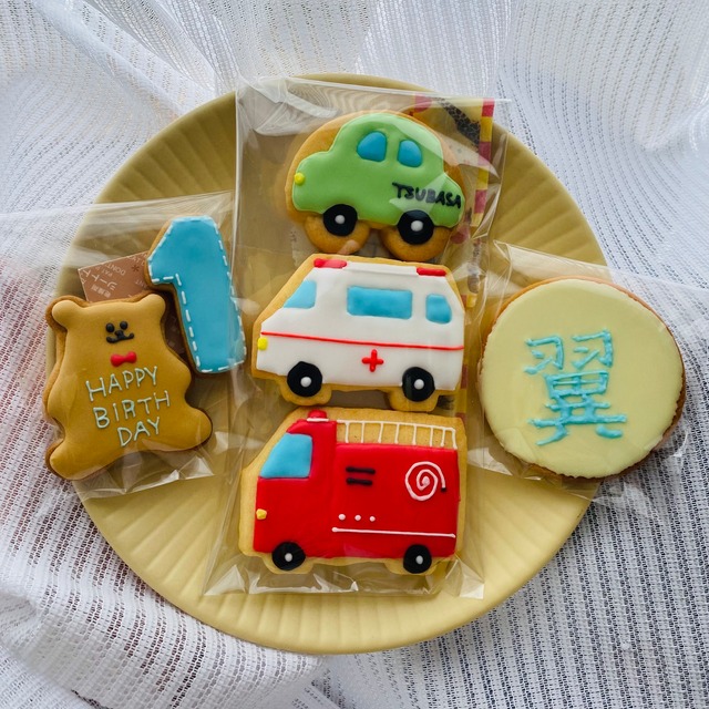 働く車クッキーセット | Angry Bakery