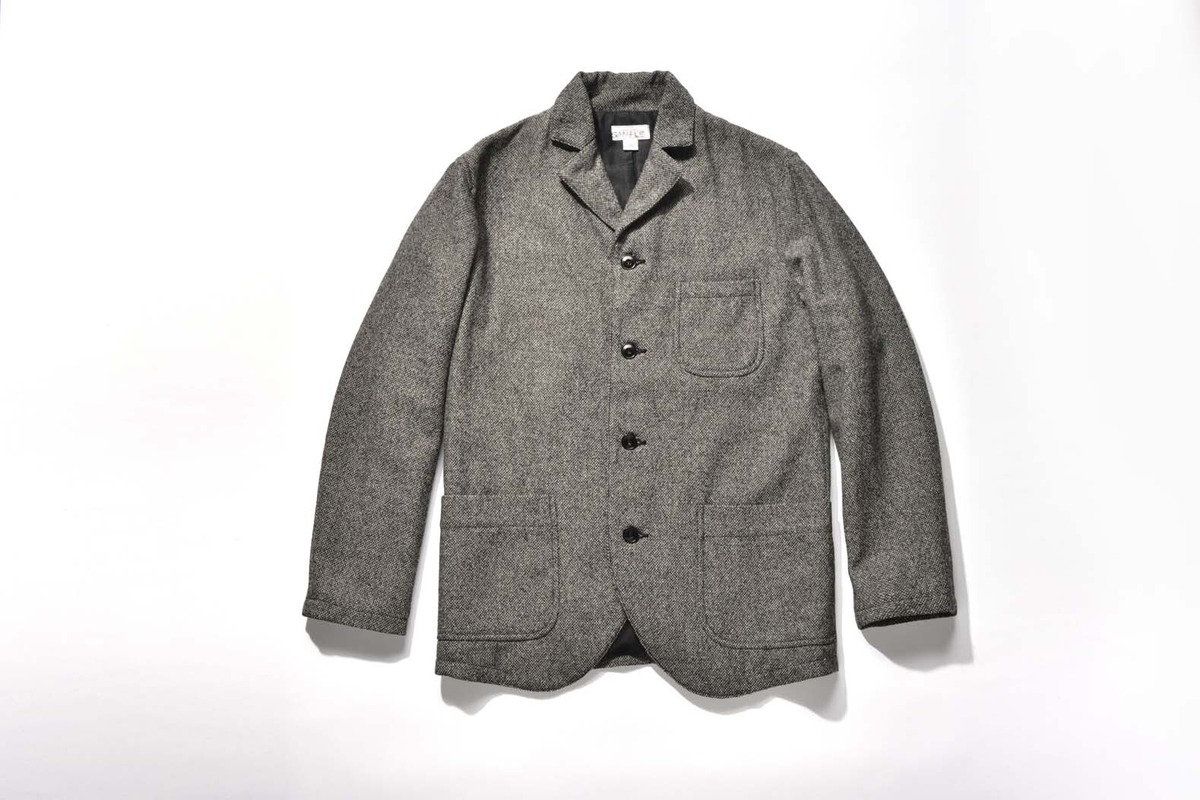 【MJ18127-020】DOUBLE DIAMOND NEP WOOL SACK COAT | realmccoys
