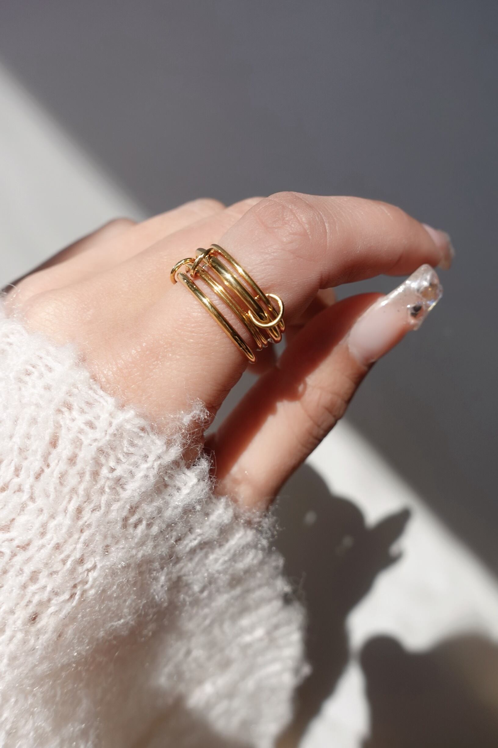 four arrange ring | 金属アレルギー対応のアクセサリー crea.jewelry