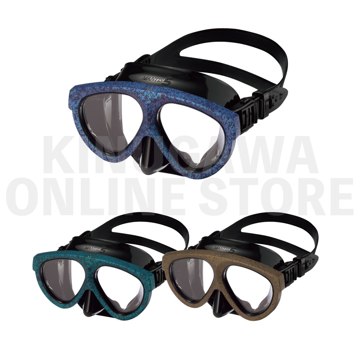 【OnlineStore限定】マンティス5 リバイバルカラー GULL ダイビングマスク | KINUGAWA Online Store
