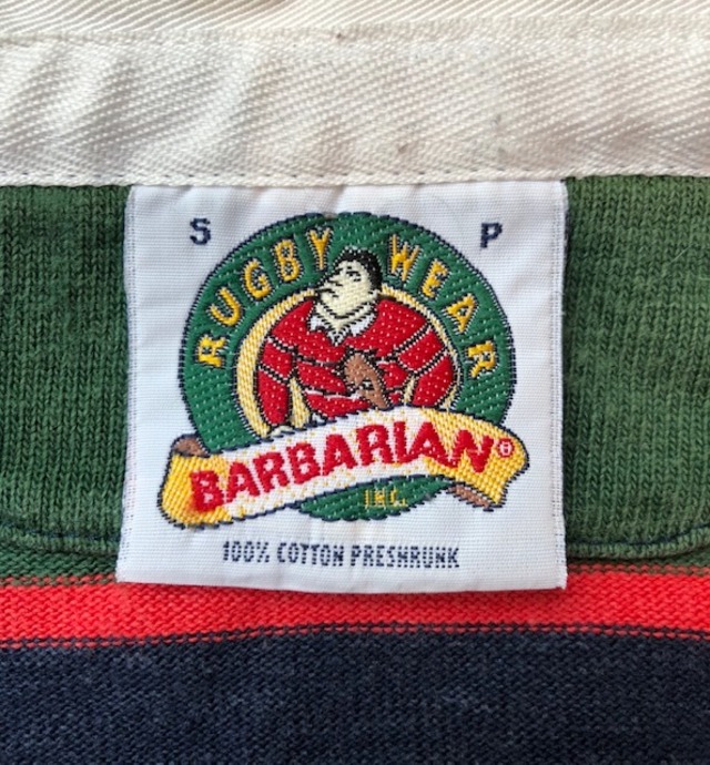 BARBARIAN ”RUGBY SHIRT” | IVY&NAVY ONLINE SHOP