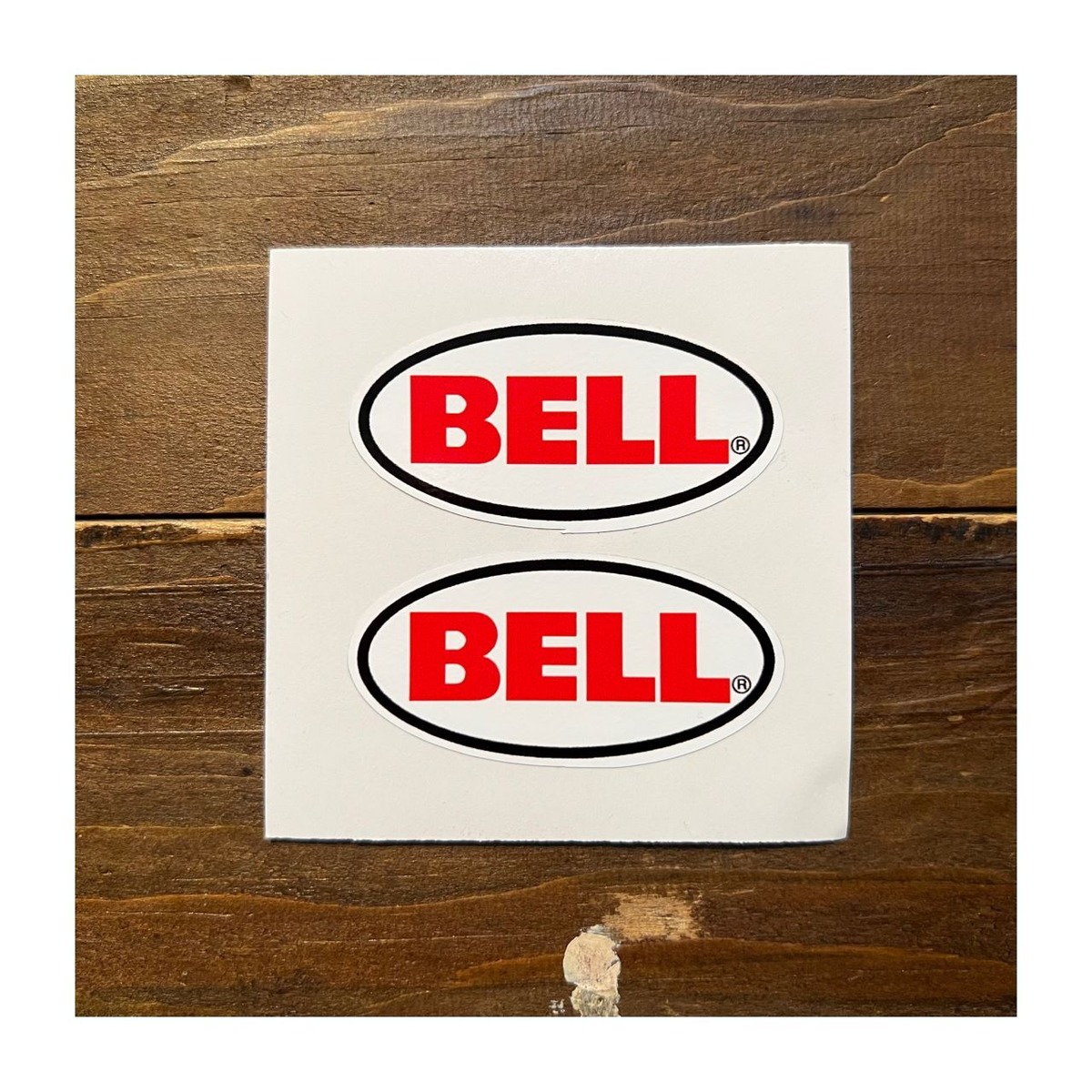 Bell / Bell Helmets Plain Oval Stickers 2inch #190 | dbms