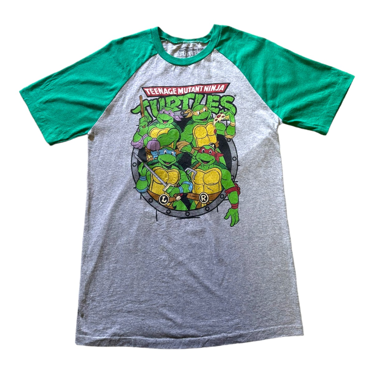 Teenage Mutant Ninja Turtles Raglan T Shirt Johnson Market